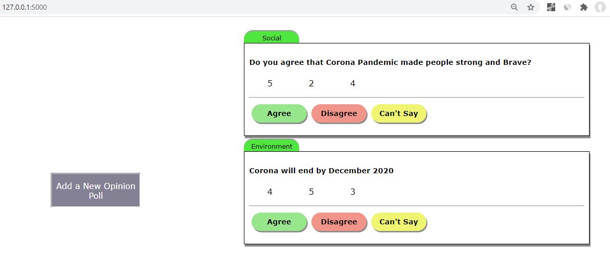 Online Poll Application using Flask and PostgreSQL - CSVeda
