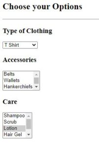 HTML Dropdown - CSVeda